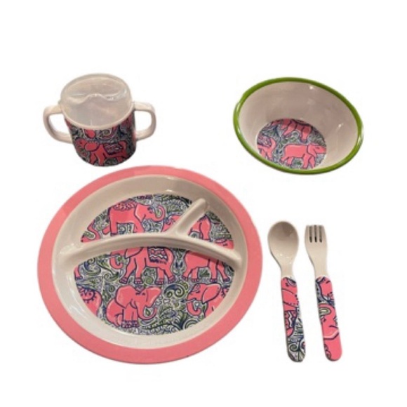 Simply Southern | Dining | Simply Southern Elephant Kids Dinnerware Set ...